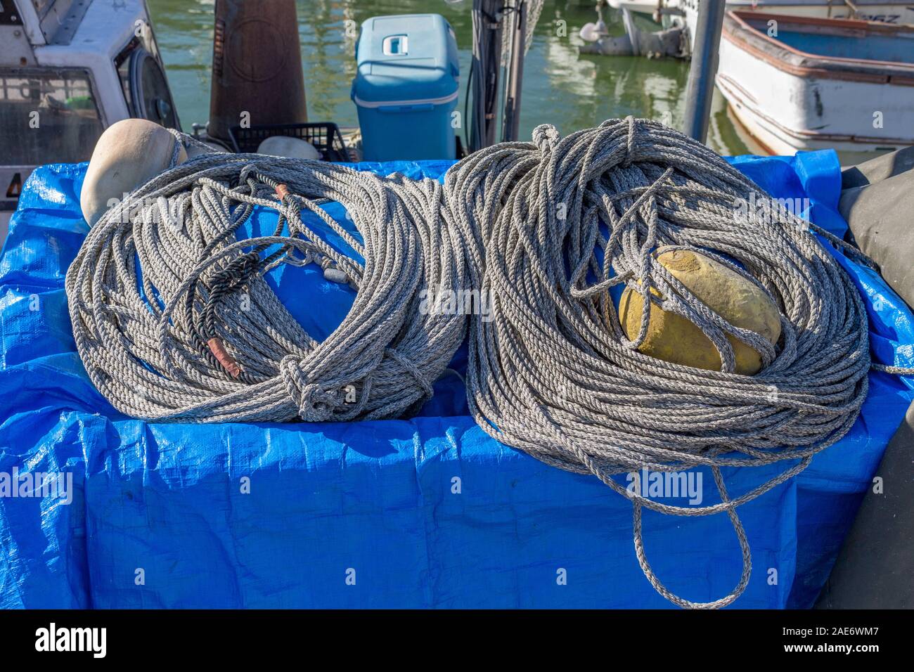 Blue sheeting hi-res stock photography and images - Alamy