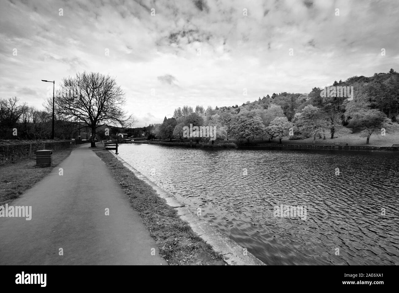 Lake side Path Stock Photo - Alamy