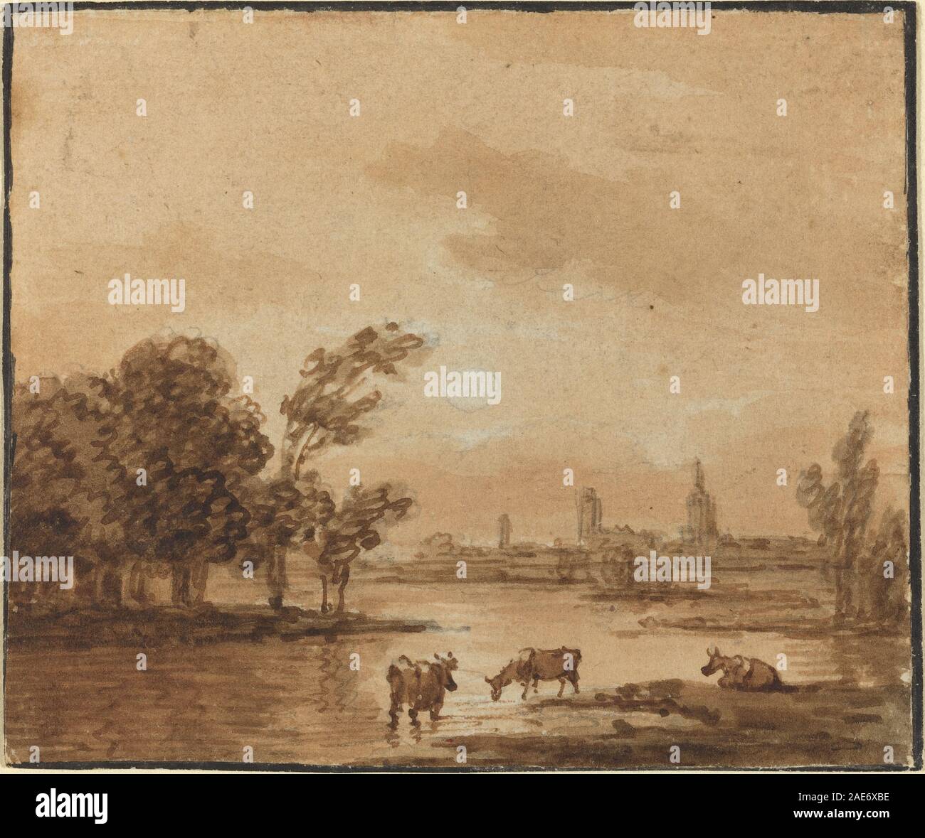 17th century dutch golden age landscape art hi-res stock photography ...