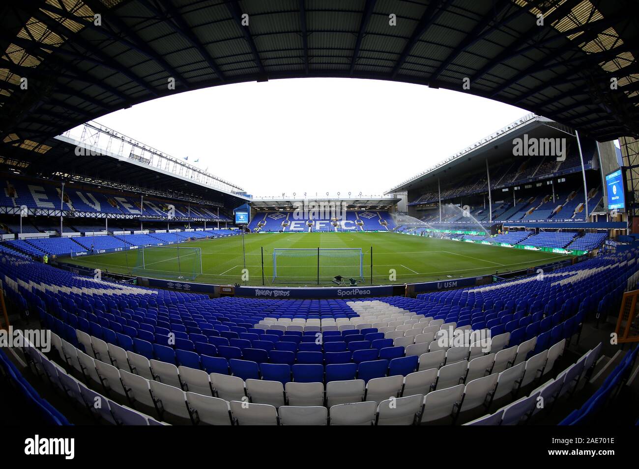 A general view of Goodison Park, Liverpool Stock Photo - Alamy