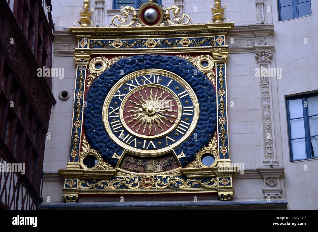 Normandy clock hi-res stock photography and images - Alamy