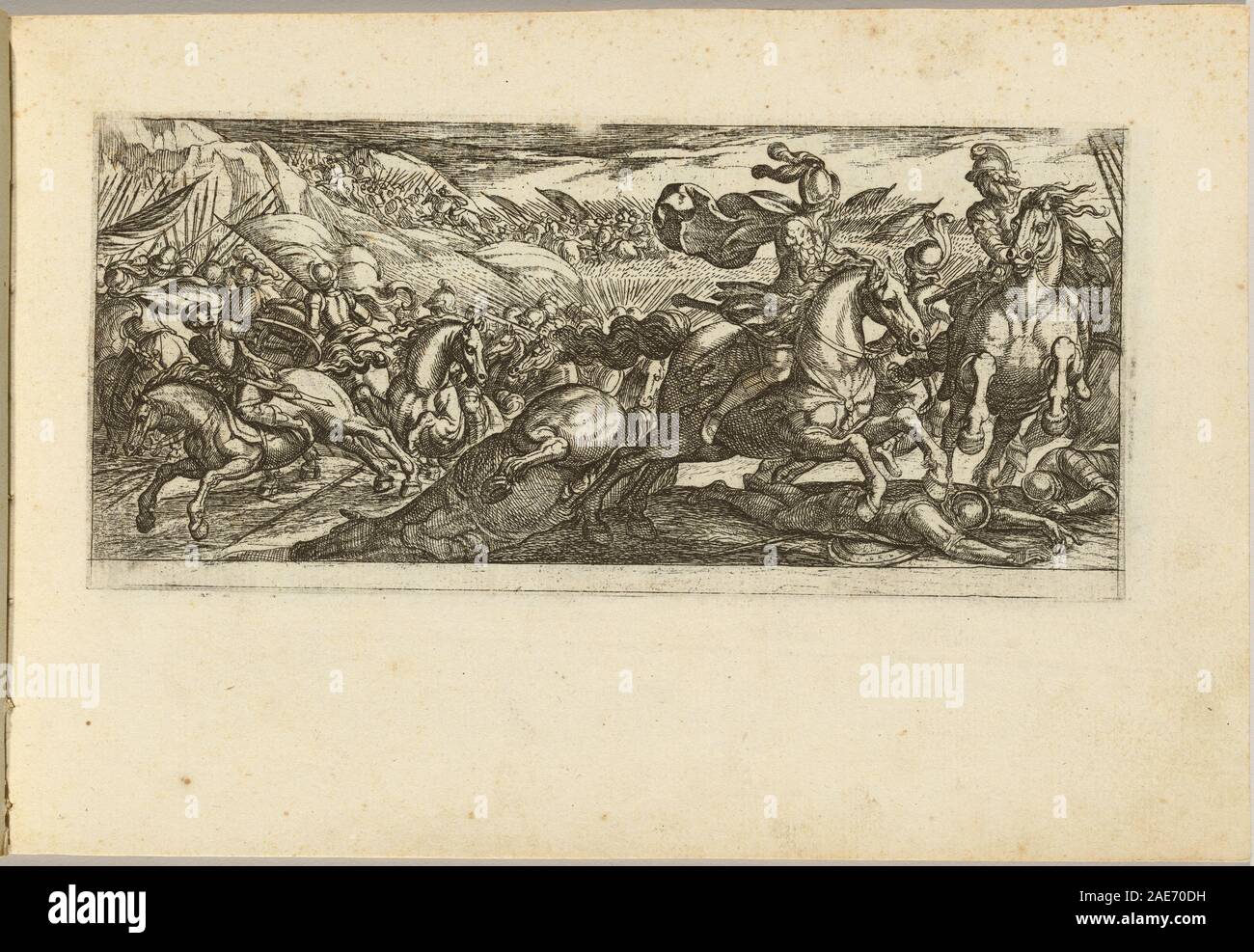 Cavalry Engagement by Antonio Tempesta depicts a mounted military ...