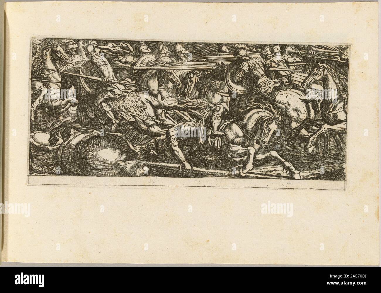 Cavalry Attack with Soldiers Fleeing Antonio Tempesta, Cavalry Attack ...