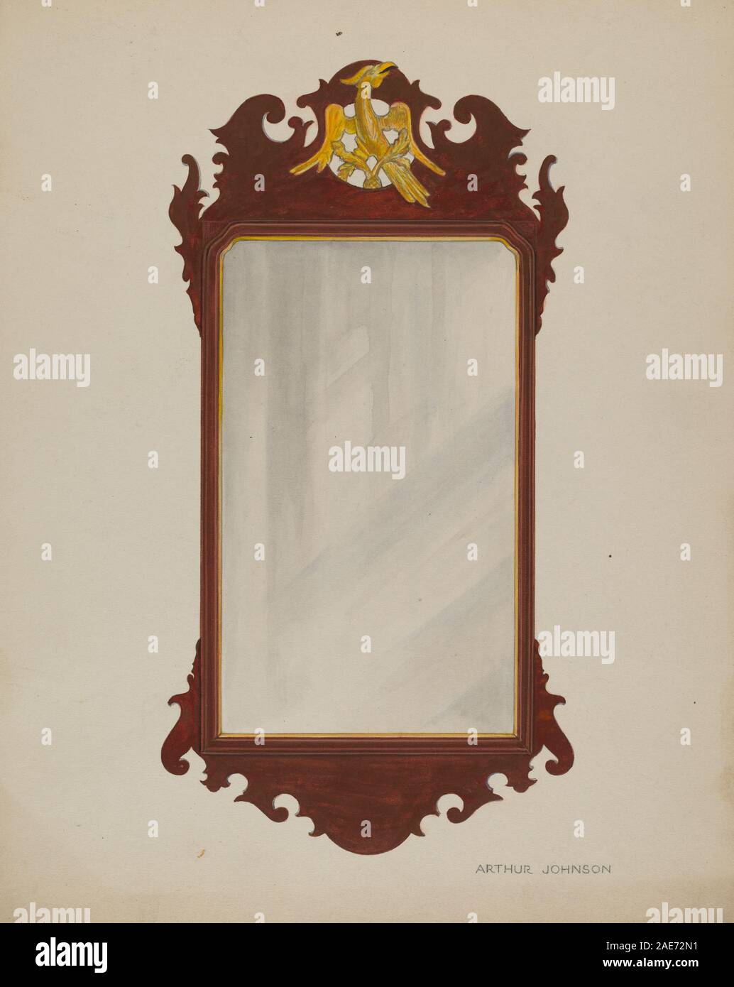 Mirror; c. 1937 Arthur Johnson, Mirror, c 1937 Stock Photo - Alamy