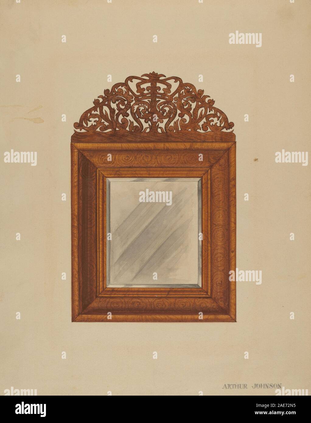 Mirror; c. 1936 Arthur Johnson, Mirror, c 1936 Stock Photo - Alamy