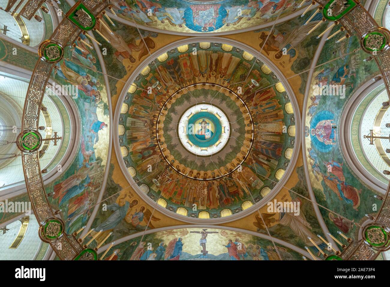 Dome inside the monastery church hi-res stock photography and images ...