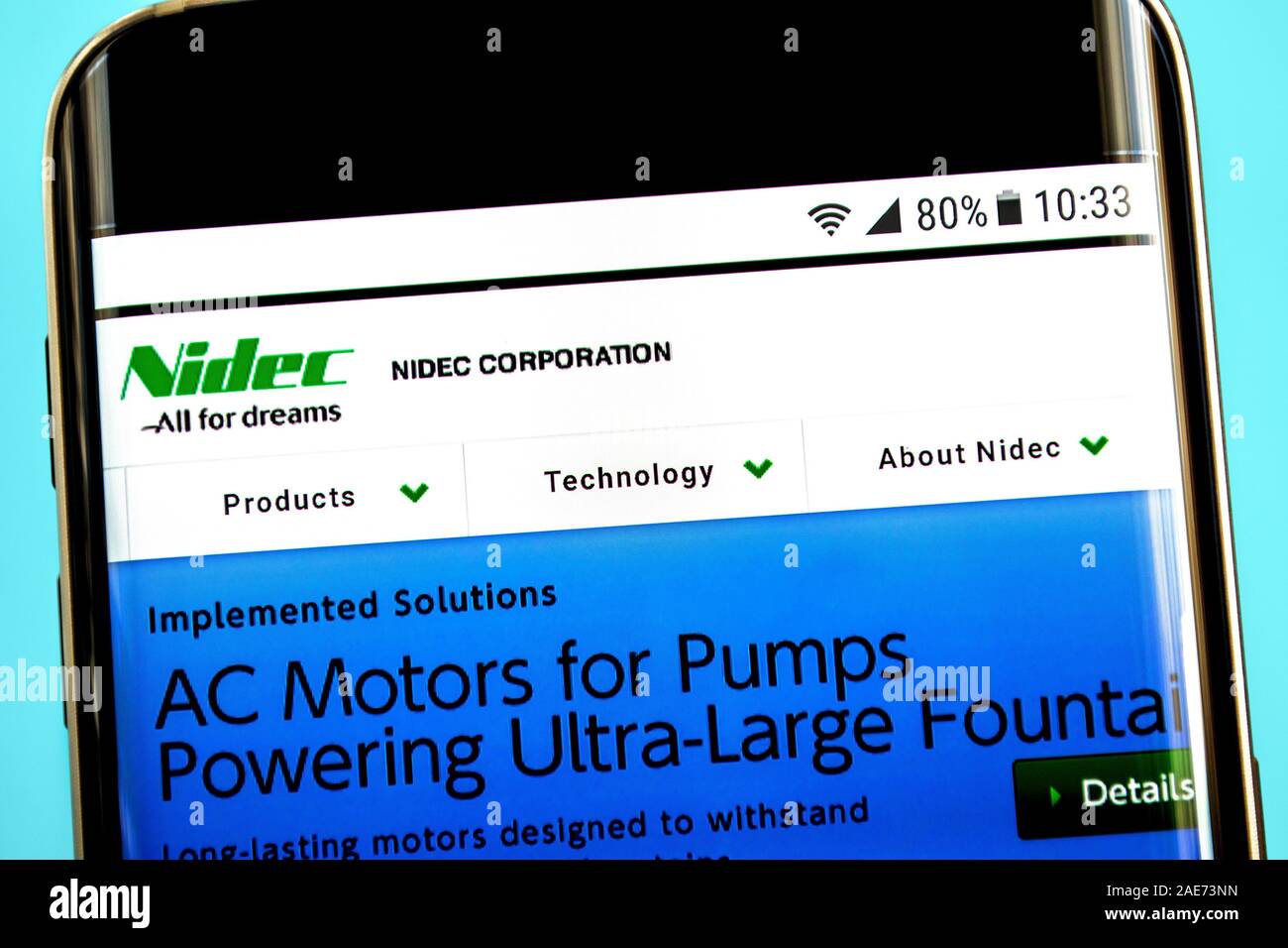 Nidec logo hi-res stock photography and images - Alamy