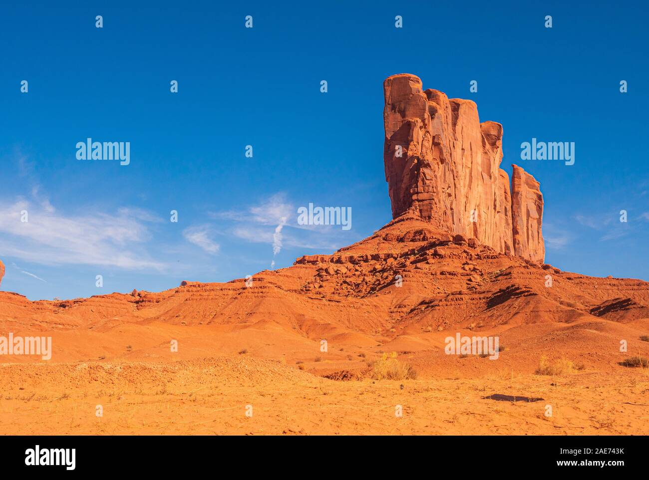 The famous Buttes of Monument Valley, Utah, USA Stock Photo - Alamy