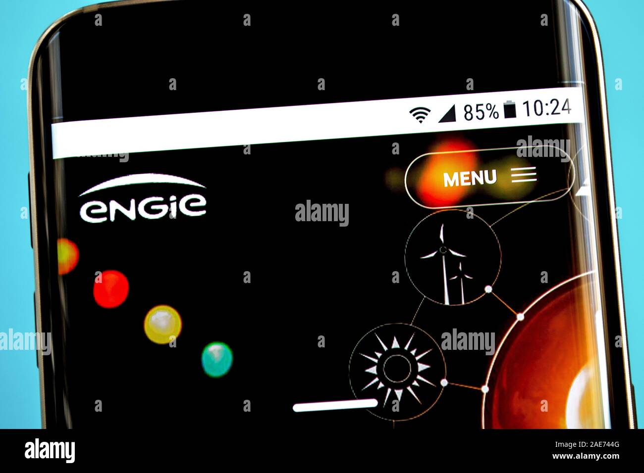 Berdyansk, Ukraine - August 1, 2019: Illustrative Editorial, ENGIE ...