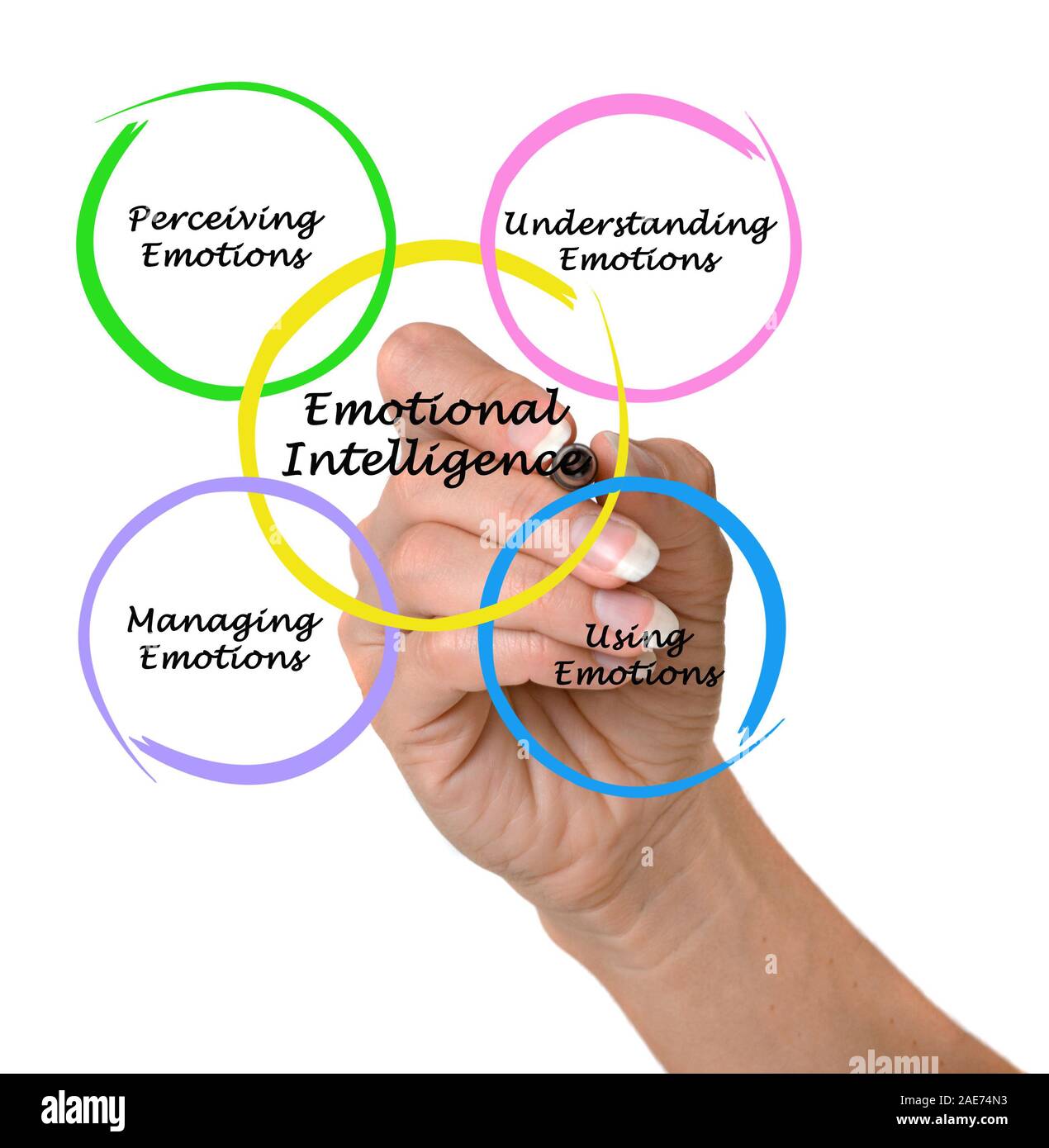 Diagram of emotional intelligence Stock Photo - Alamy