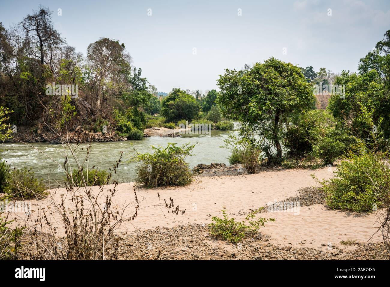Don Det Island, Laos, Asia Stock Photo - Alamy