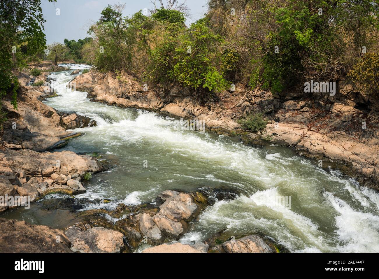 Don Det Island, Laos, Asia Stock Photo - Alamy
