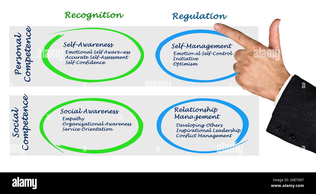 Diagram of Emotional Intelligence Stock Photo - Alamy