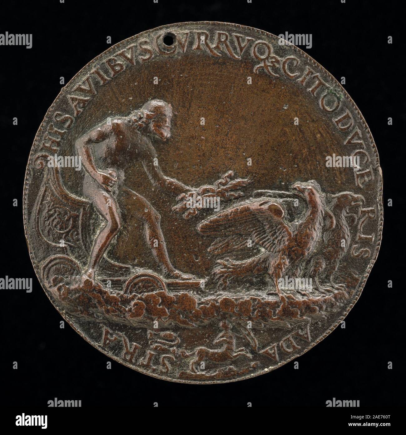 Jupiter in a Car Drawn by Eagles [reverse] After Francesco Francia ...