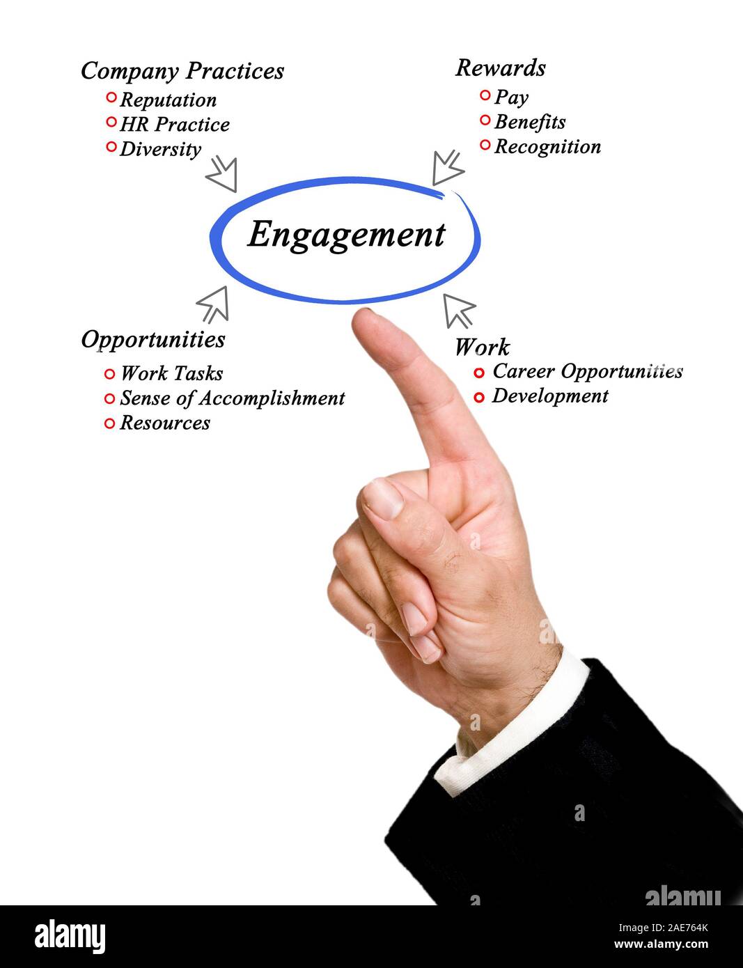 Diagram of engagement Stock Photo - Alamy