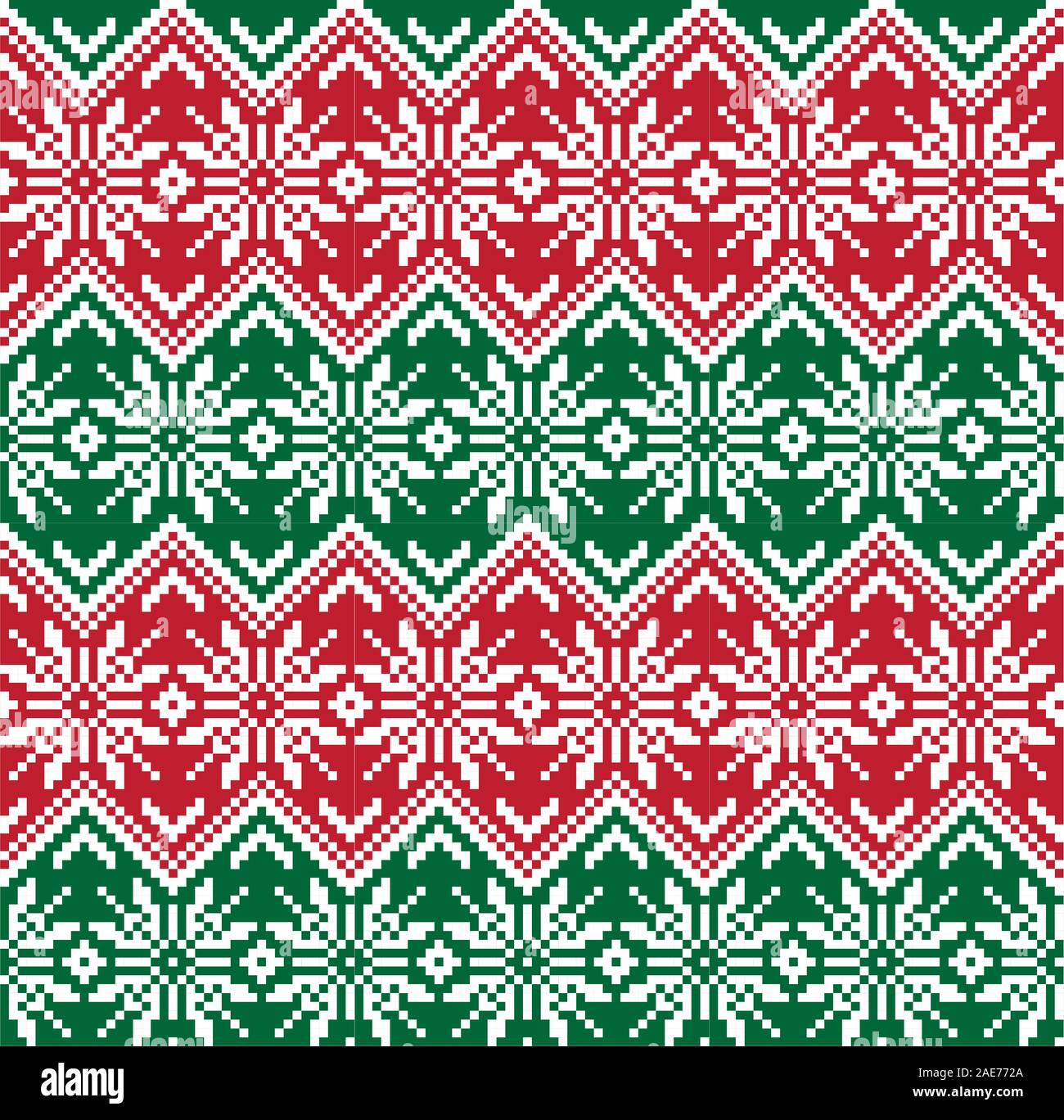 This is a fair isle floral pattern suitable for backgrounds, print ...