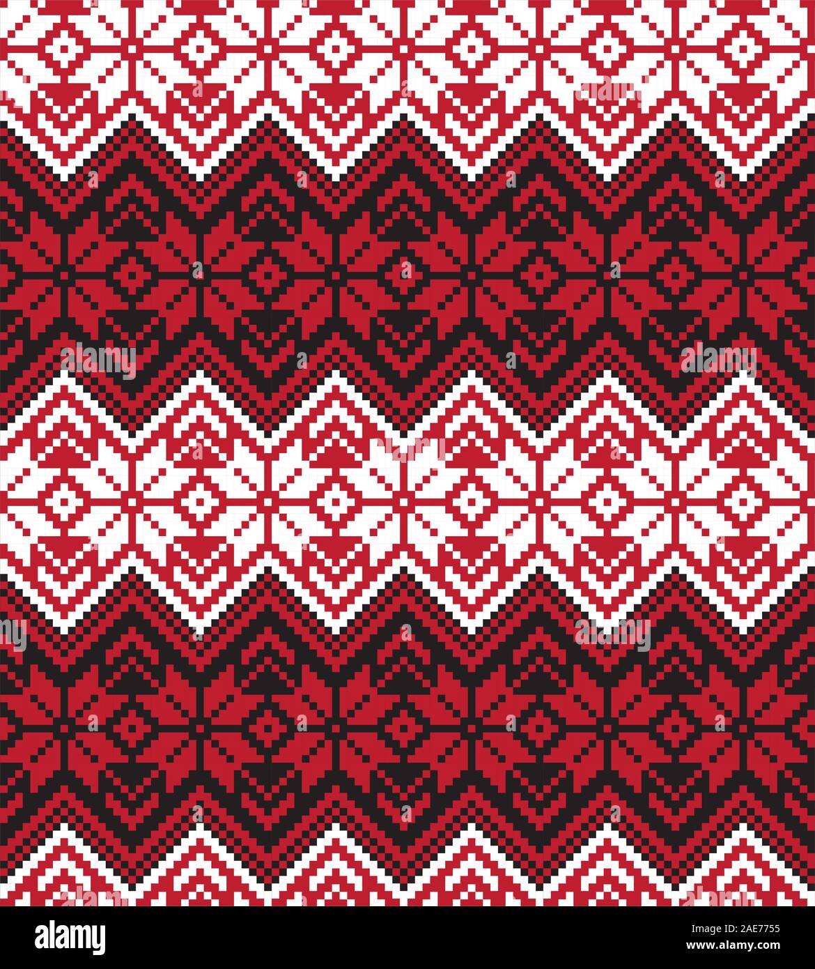 This is a fair isle floral pattern suitable for backgrounds, print ...