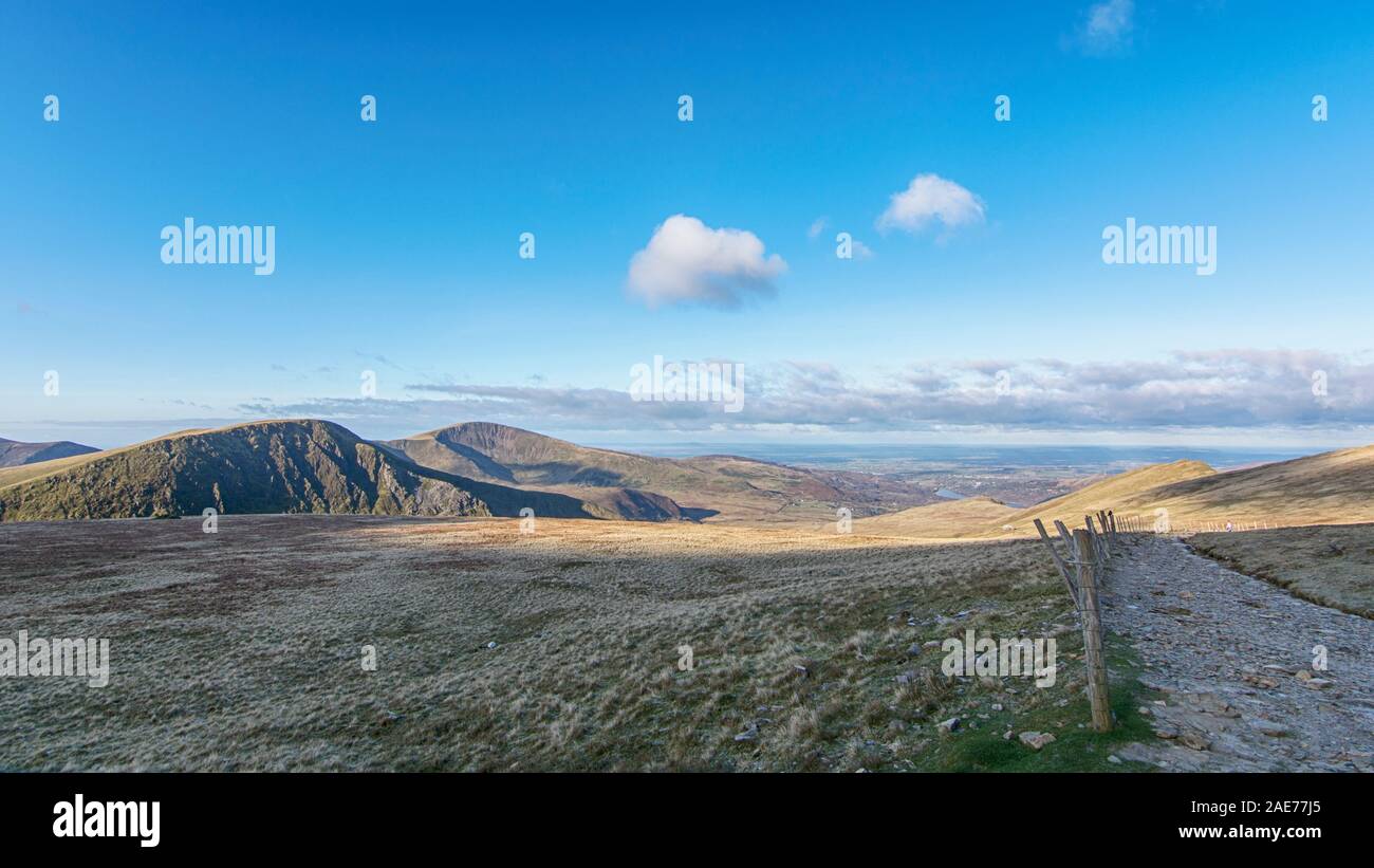 Snowdonia hiking snowden hi-res stock photography and images - Alamy