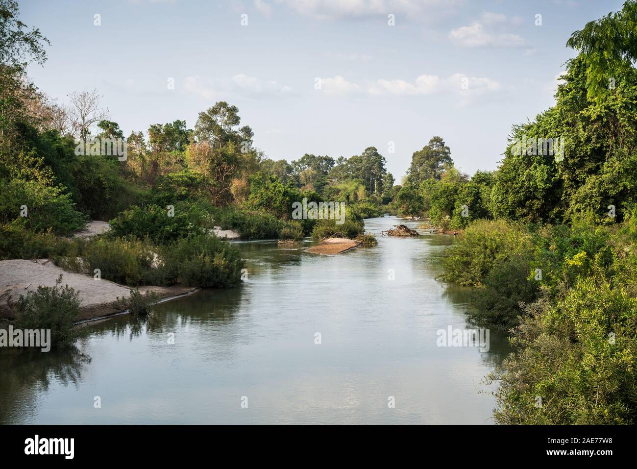 Don Det Island, Laos, Asia Stock Photo - Alamy