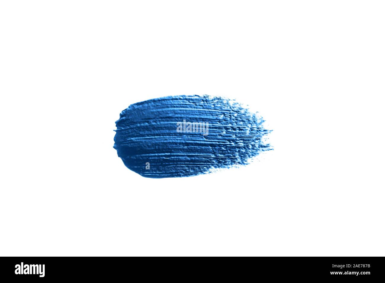 Blue concealer swatch isolated on white background. Make up Stock Photo ...