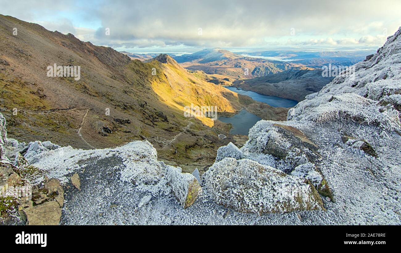 Snowdonia hiking snowden hi-res stock photography and images - Alamy