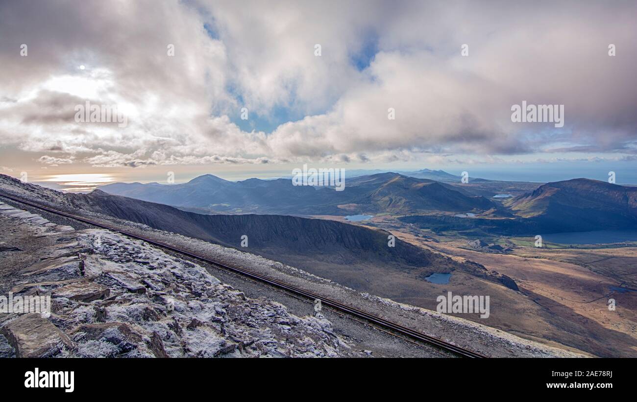 Snowdonia hiking snowden hi-res stock photography and images - Alamy