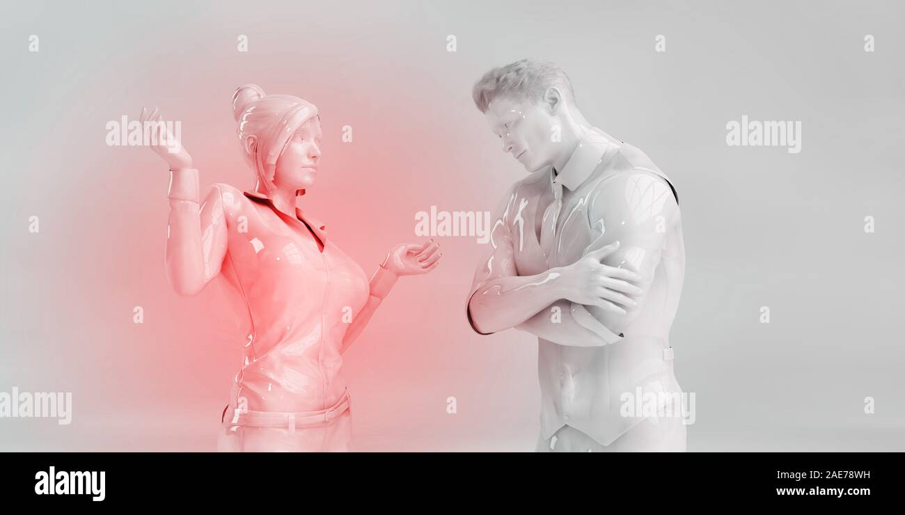 Relationship Problems with Lovers an Emotional Quarrel Stock Photo - Alamy