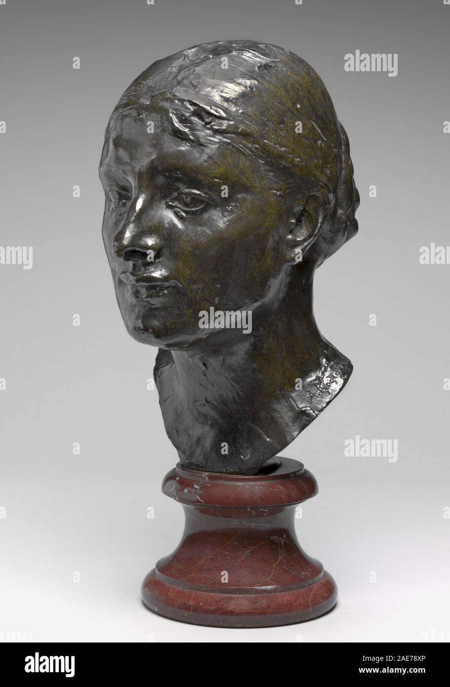 This 1888 sculpture by Auguste Rodin depicts the head of Mrs. John ...