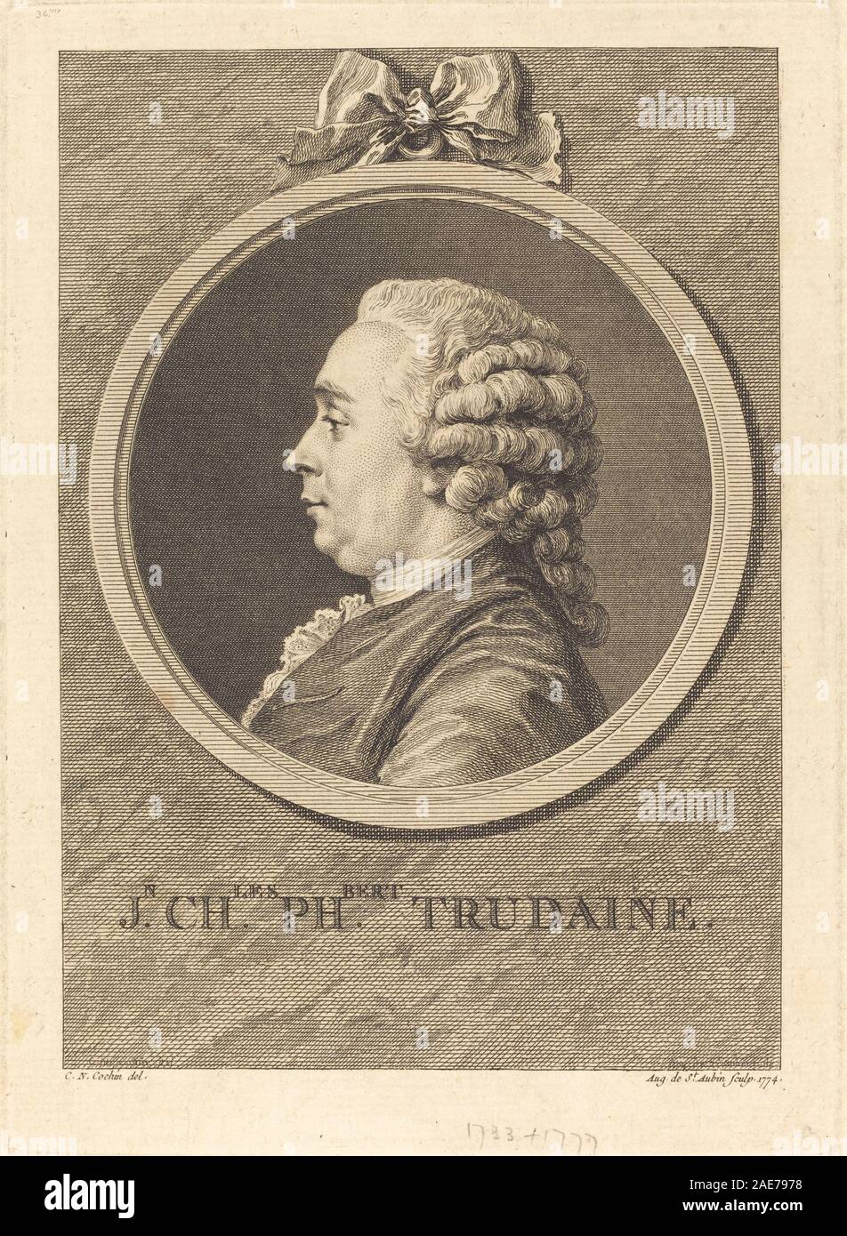 Jean-Charles-Philibert Trudaine; 1774date Augustin de Saint-Aubin after ...