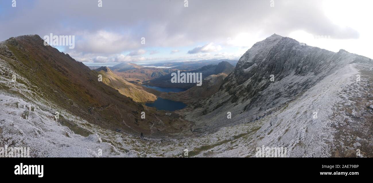 Snowdonia hiking snowden hi-res stock photography and images - Alamy