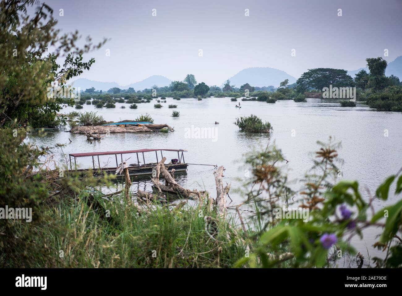 Don Det Island, Laos, Asia Stock Photo - Alamy