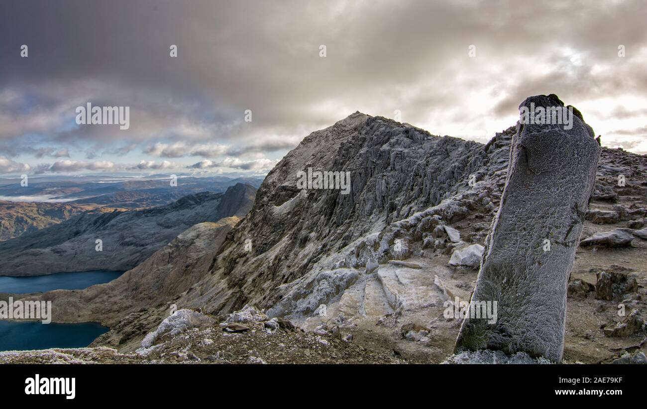 Snowdonia hiking snowden hi-res stock photography and images - Alamy