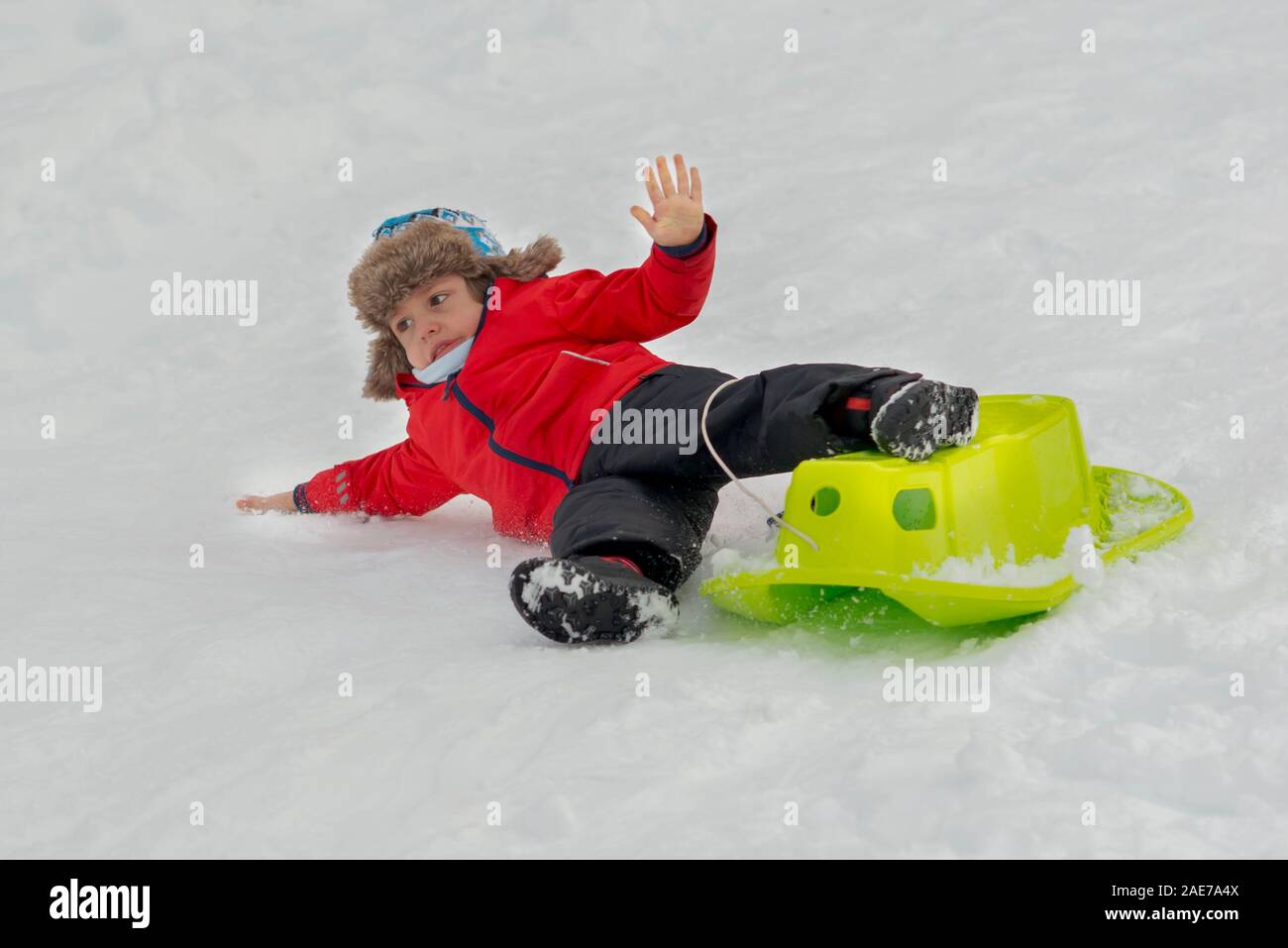 Sledge slope hi-res stock photography and images - Alamy