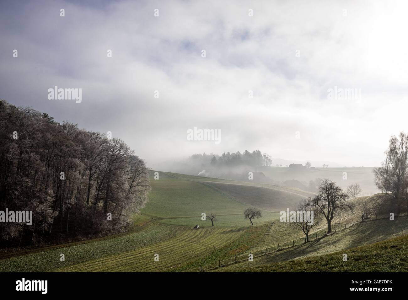 Fog is clearing Stock Photo - Alamy