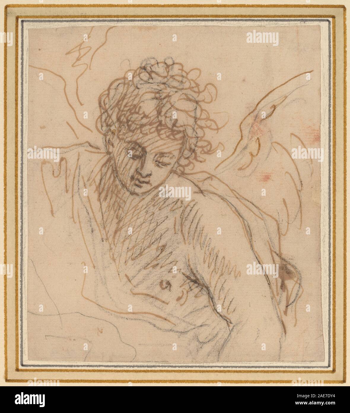 Painted by Benjamin West, this artwork depicts an angel, emphasizing ...