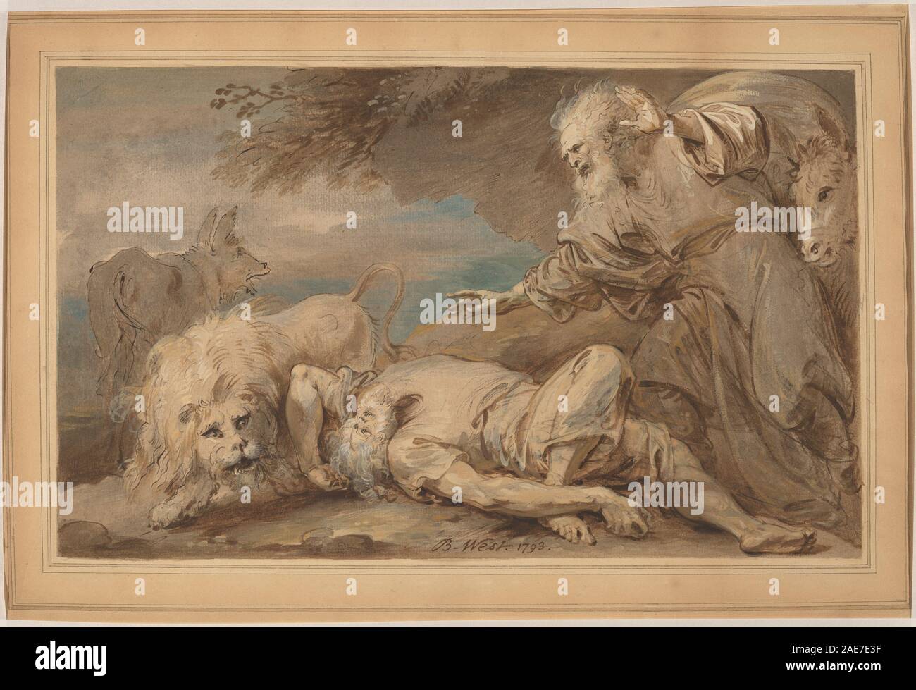 The Disobedient Prophet; 1793date Benjamin West, The Disobedient ...