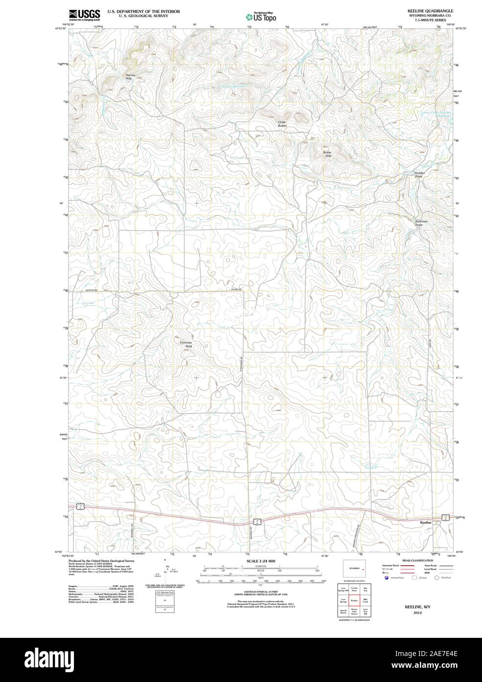 Keeline map hi-res stock photography and images - Alamy