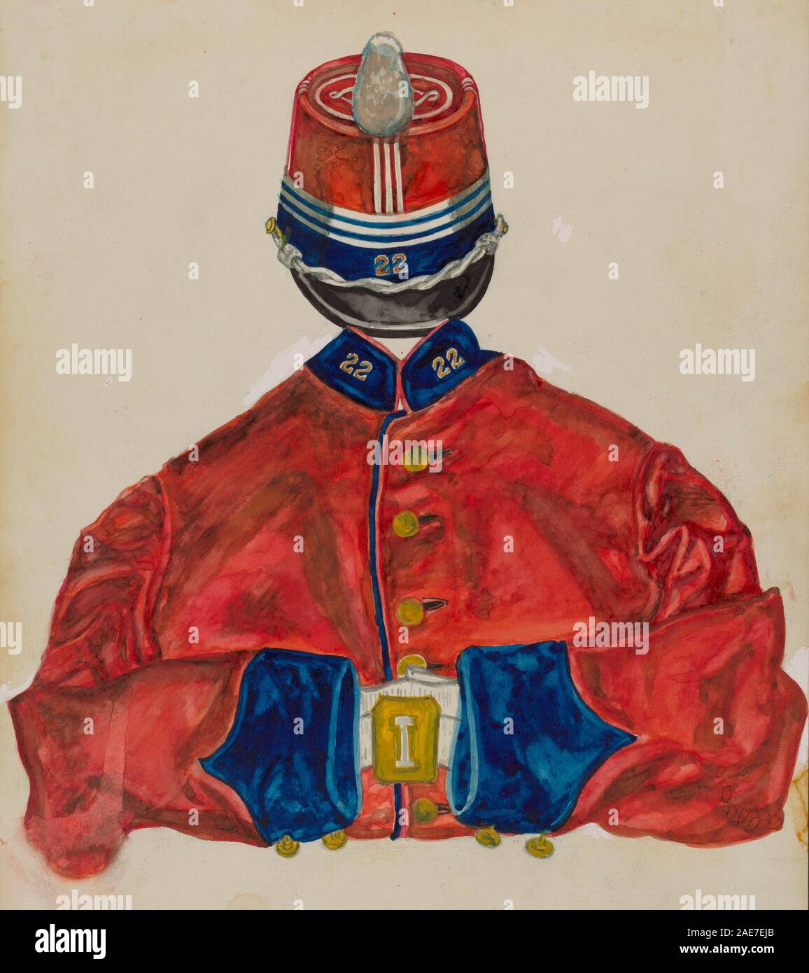 Full Dress Uniform; c. 1936 Bernard Krieger, Full Dress Uniform, c 1936 ...