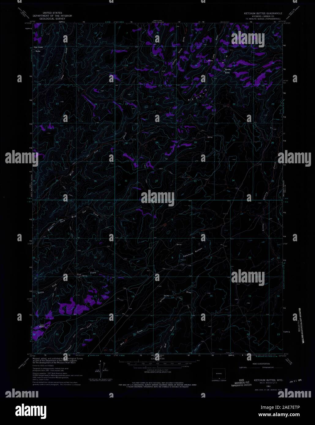 Map of ketchum hi-res stock photography and images - Alamy