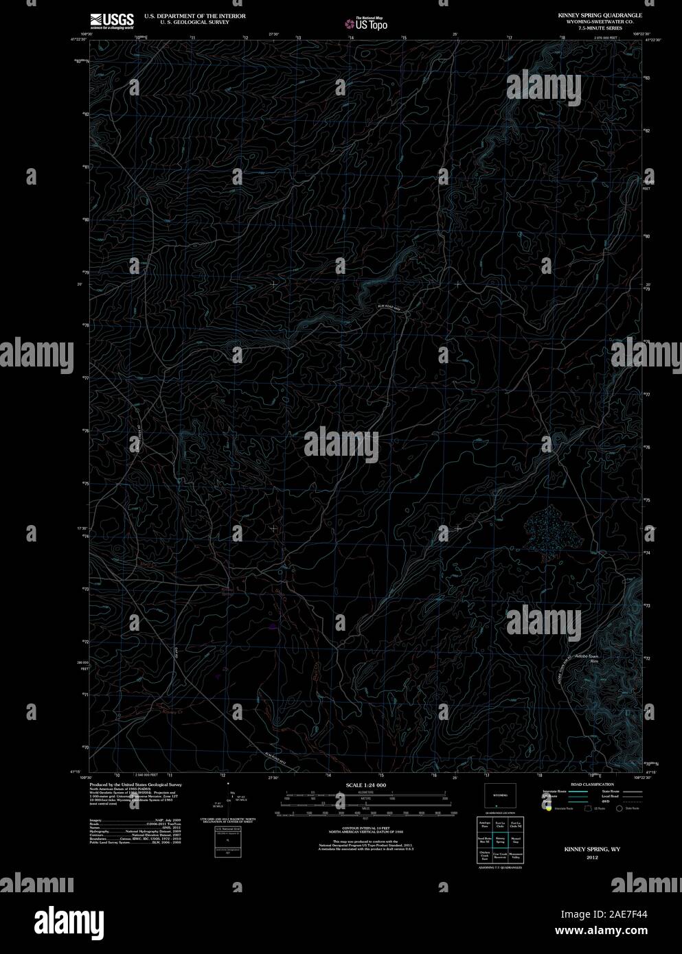 Map of kinney hi-res stock photography and images - Alamy