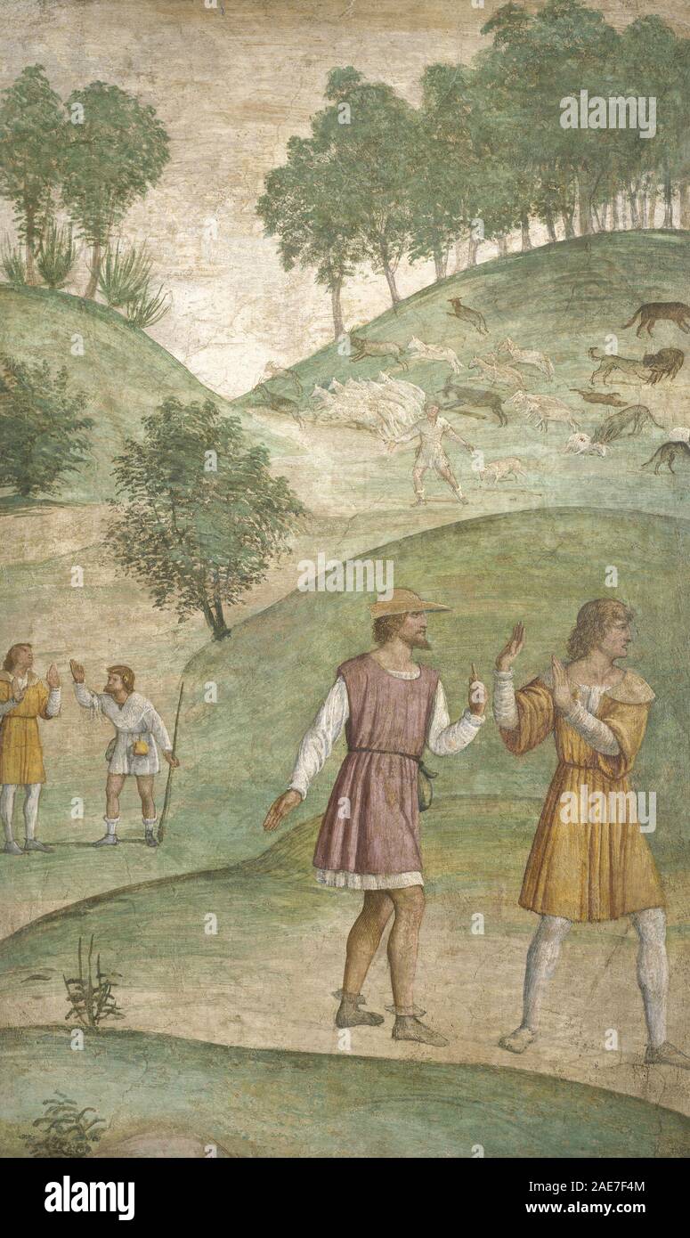 Painting or drawing depicting the misfortunes of Cephalus, created ...