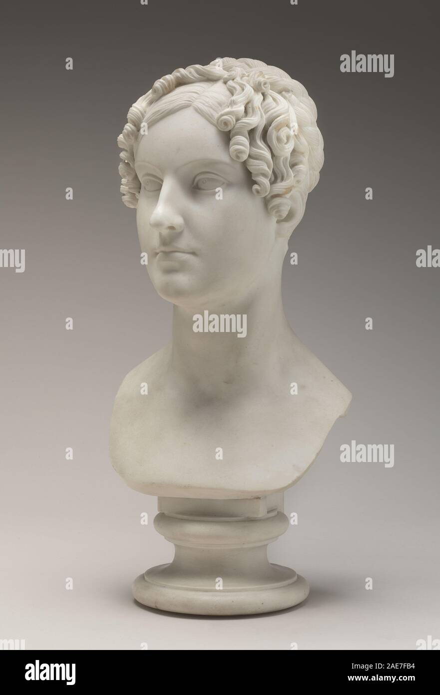 Lady Elizabeth Vernon, née Bingham; model 1816 and/or 1817/1818, carved ...