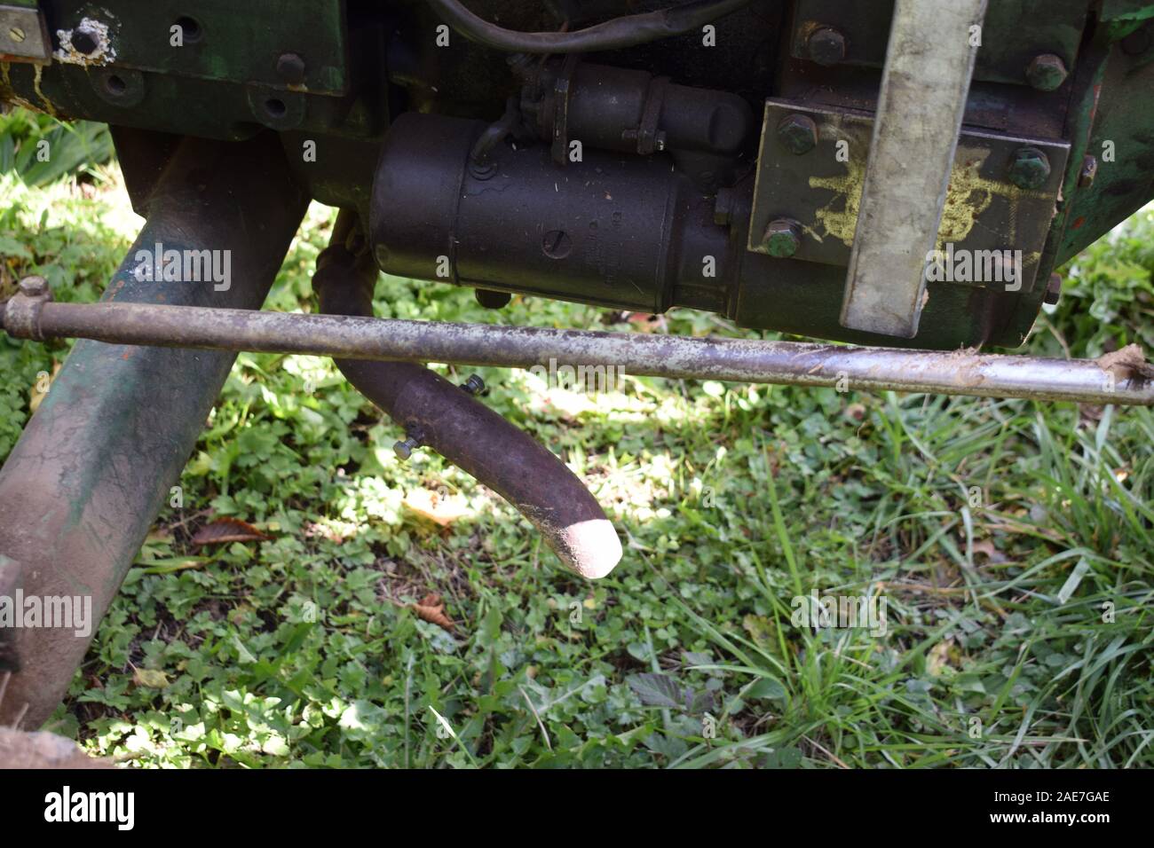 old tractor engine Stock Photo - Alamy
