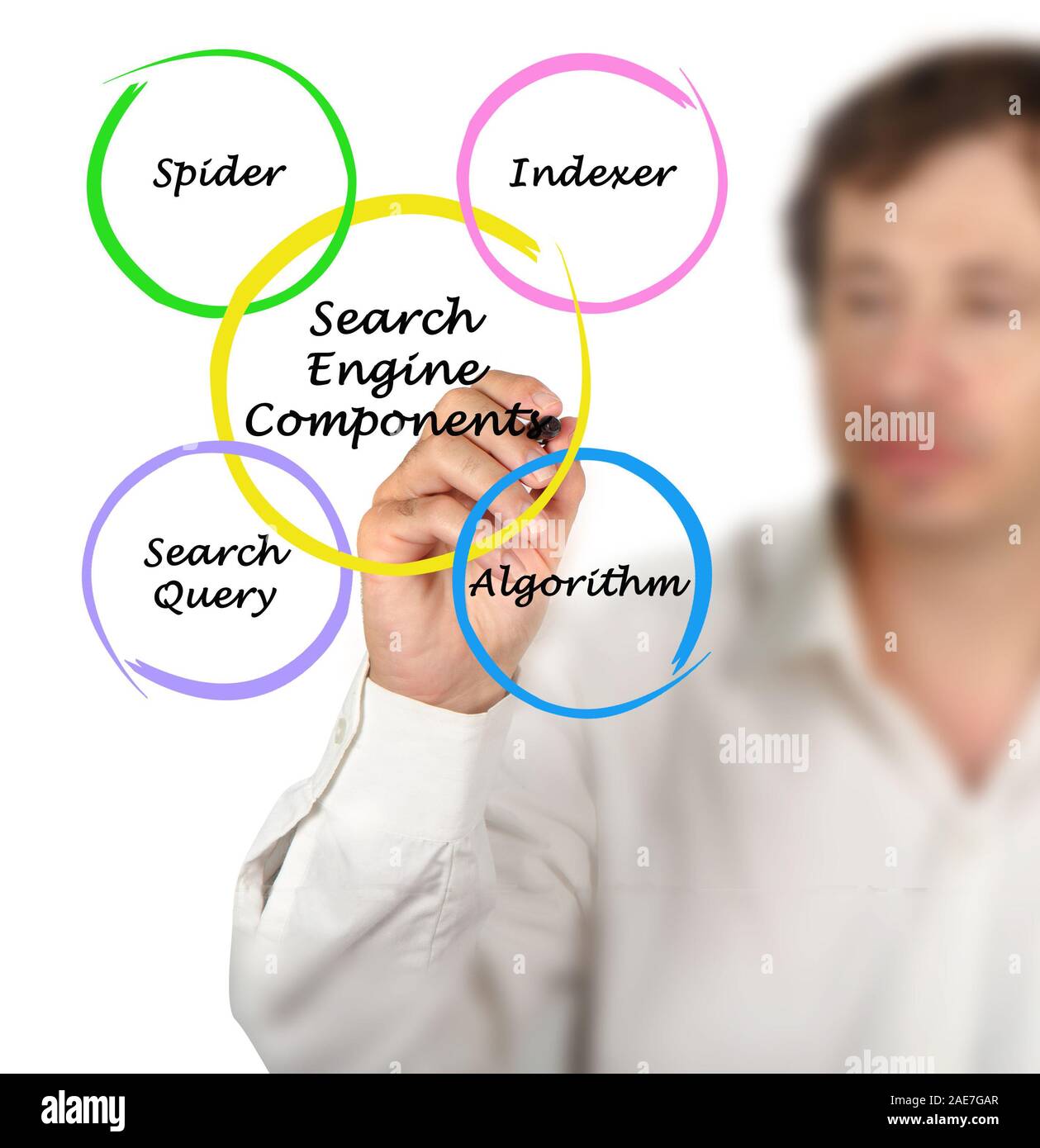 Main Search Engine Component Stock Photo - Alamy
