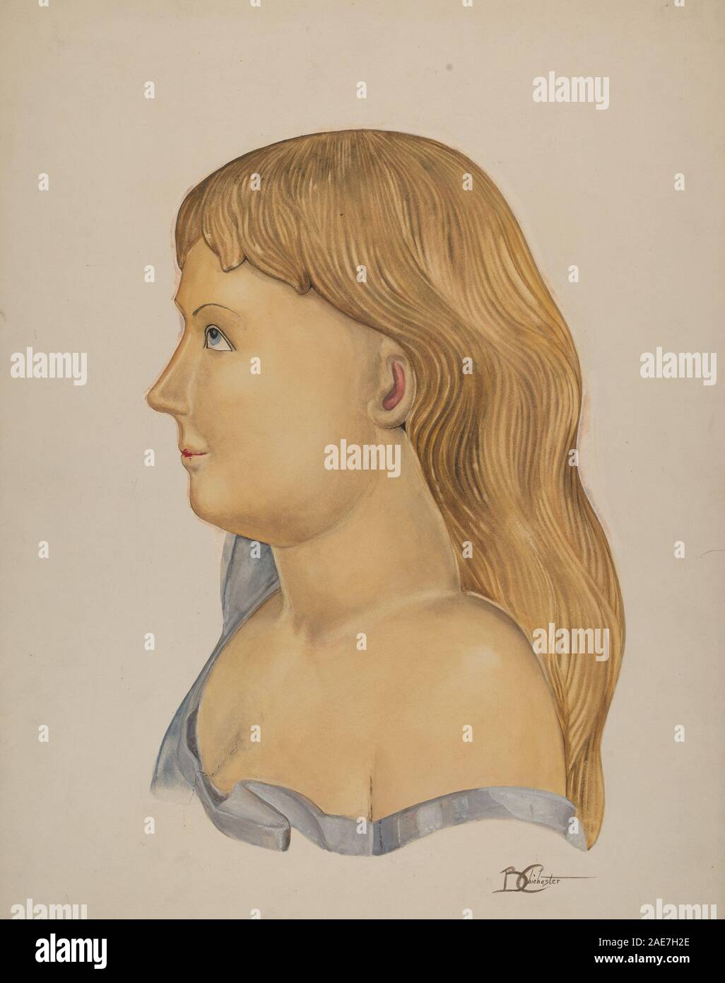A shop figure of a child created circa 1937 by Beverly Chichester ...