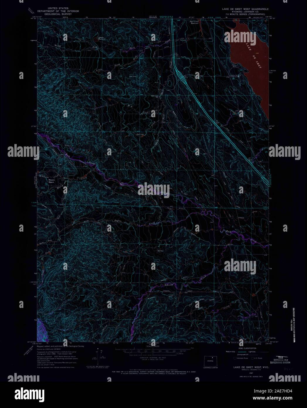 De smet map hi-res stock photography and images - Alamy