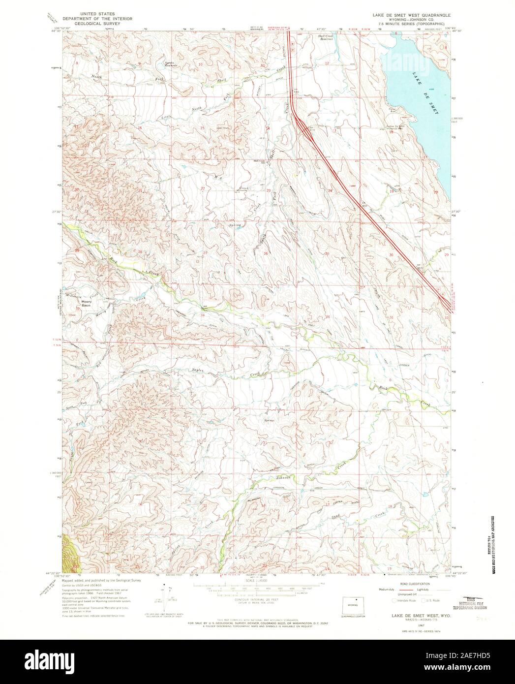 Map of de smet Cut Out Stock Images & Pictures - Alamy