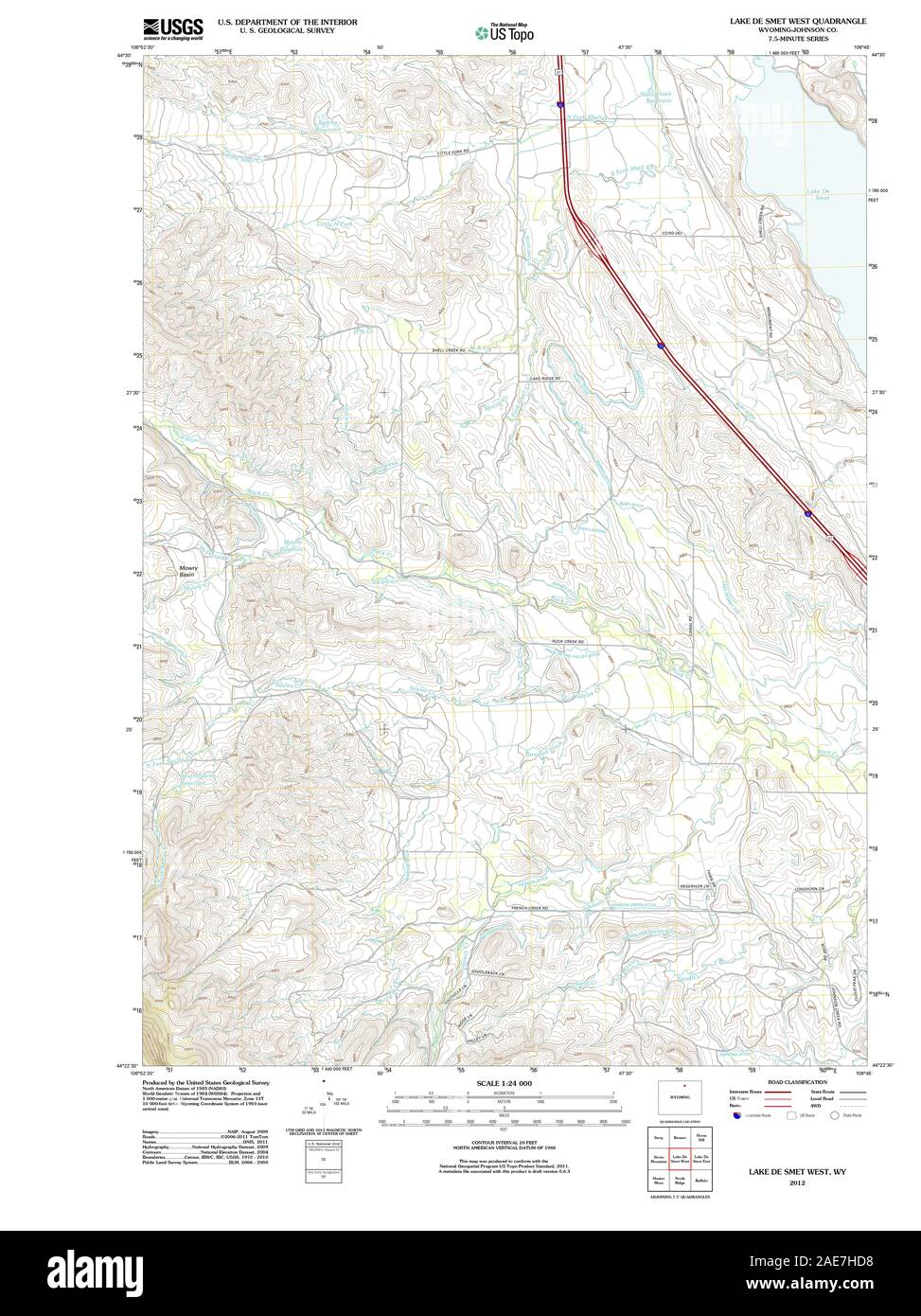 Map of de smet Cut Out Stock Images & Pictures - Alamy