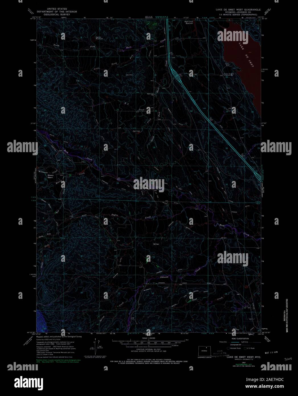 De smet map hi-res stock photography and images - Alamy