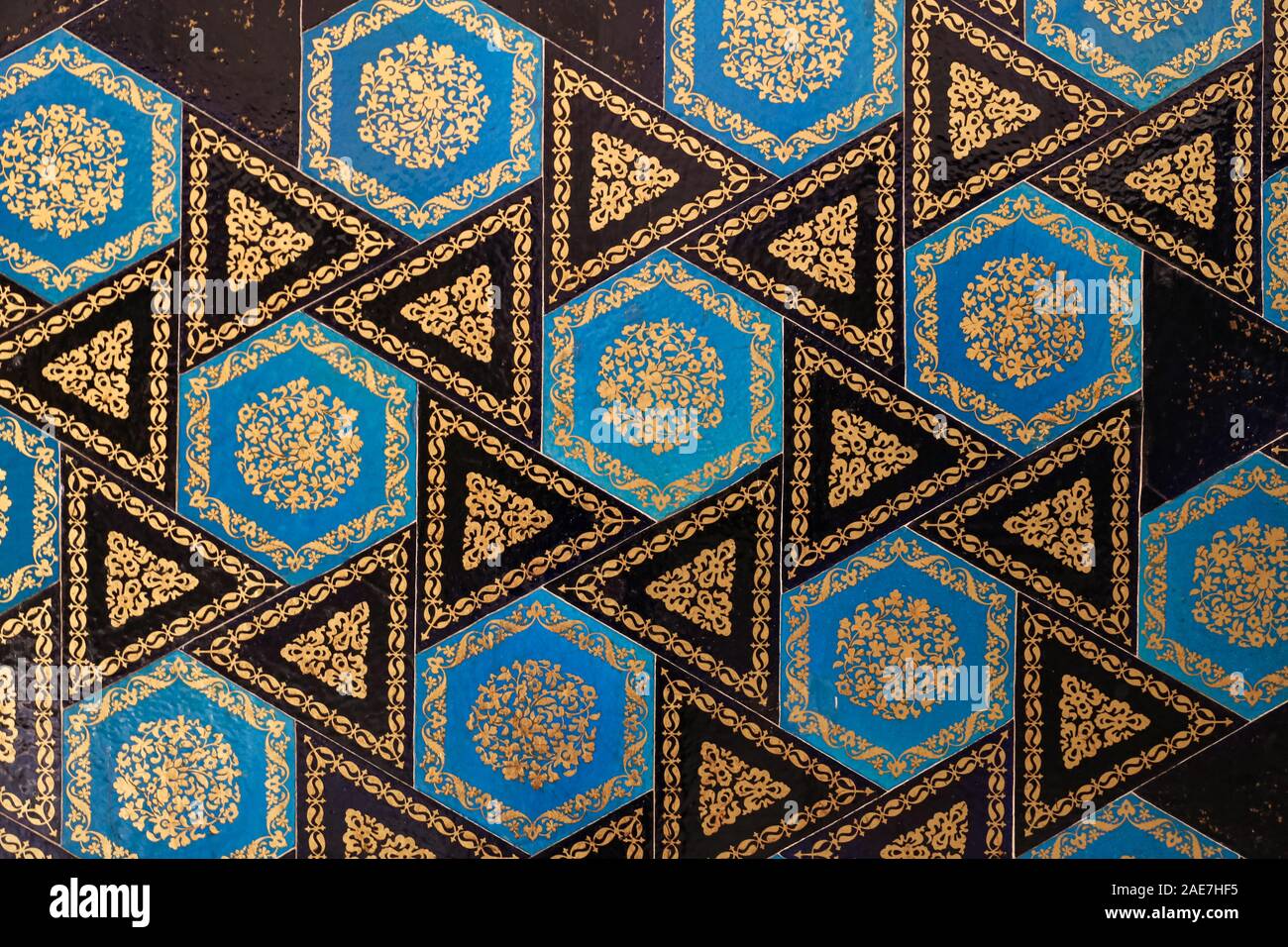Blue Tiles in Tiled Kiosk, Istanbul Archaeology Museum, Istanbul City ...